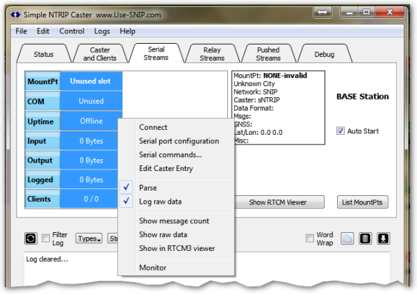 Adding A Serial Uart Data Stream Snip Support 