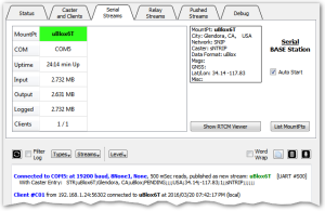 Adding a Serial UART Data Stream - SNIP Support