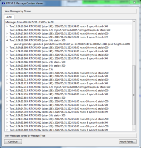Using the RTCM3 Decoder Dialog - SNIP Support