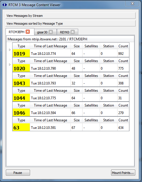 Determining whether a stream contains orbital ephemeris data - SNIP Support