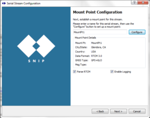Using the Serial UART Connection Wizard - SNIP Support