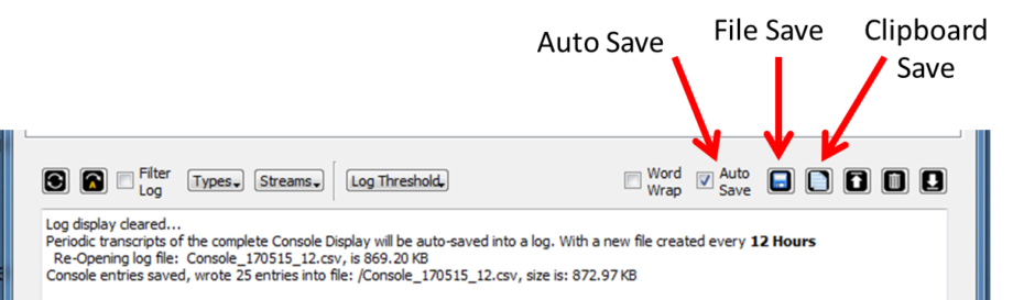 Saving Console Logs - SNIP Support