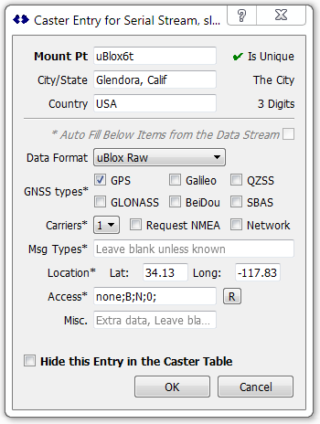 Adding a Serial UART Data Stream - SNIP Support