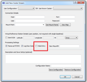 Hiding a Caster Table Entry – SNIP Support