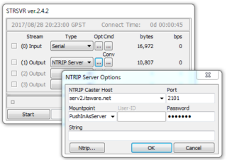 Using STRSVR from RTKLIB with SNIP - SNIP Support