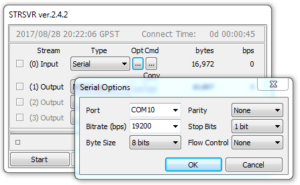 Using STRSVR from RTKLIB with SNIP - SNIP Support
