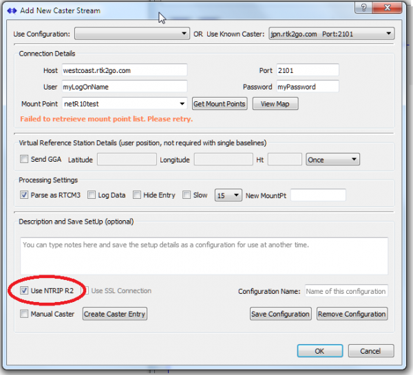 NTRIP Rev2 uses in SNIP - SNIP Support