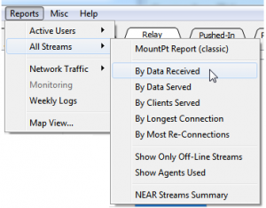 Misc. Caster Stream Reports - SNIP Support