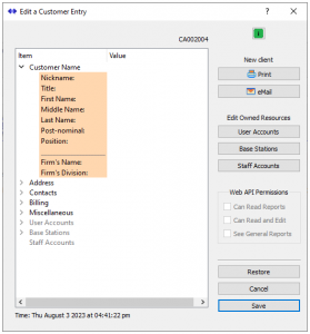 Adding Customer Accounts - SNIP Support