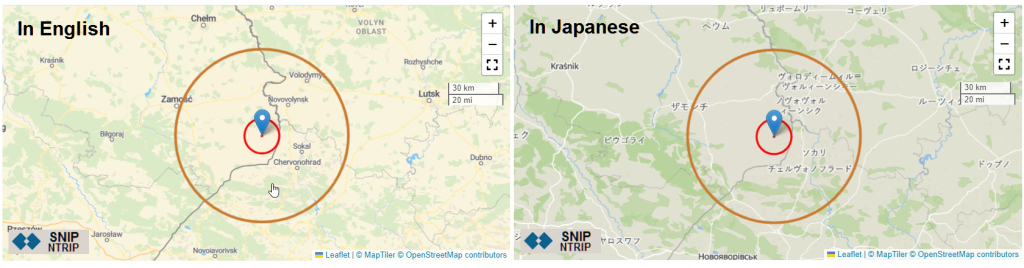Map Display Settings - SNIP Support